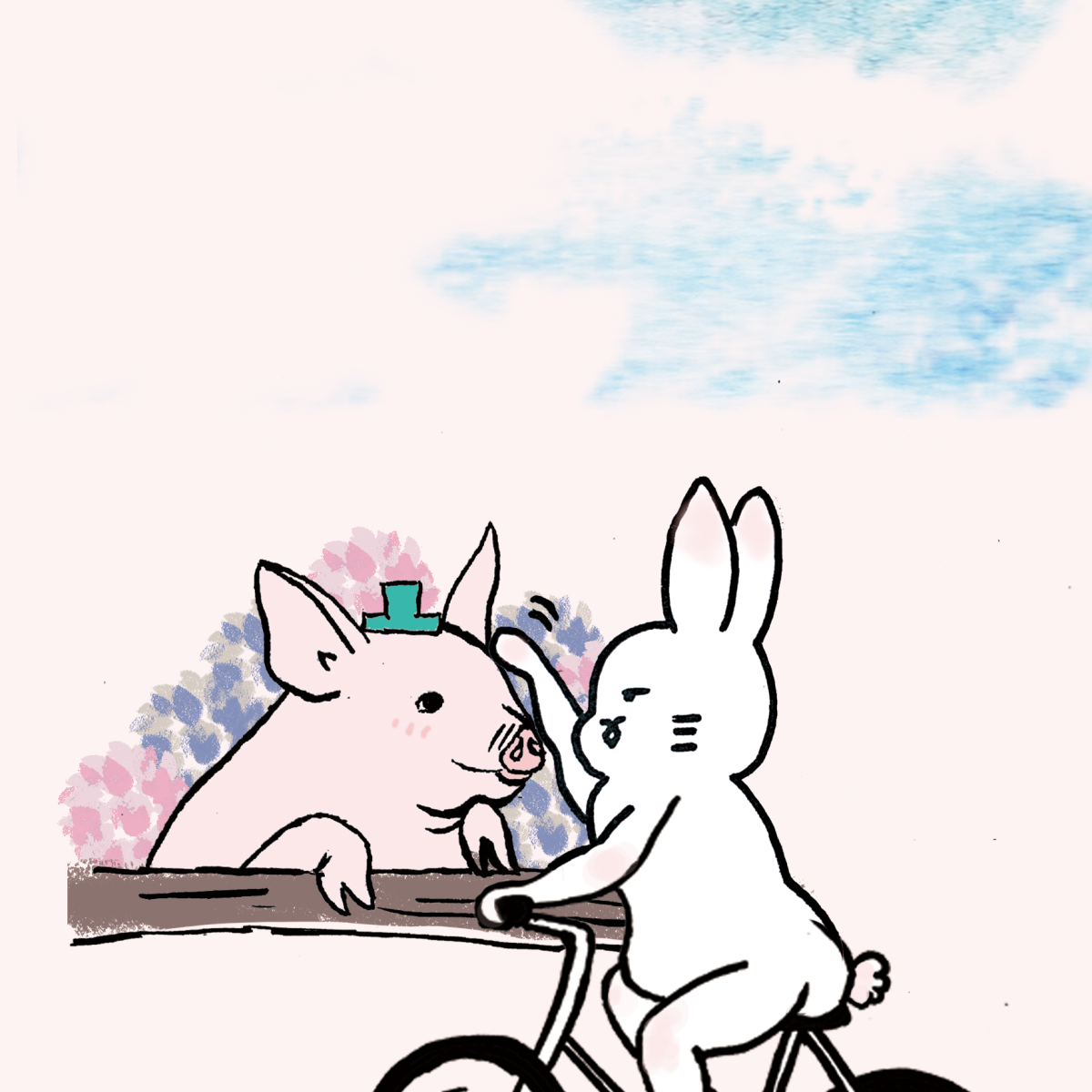 00003:《藍藍同黃色大門》Milly and the Rabbit King - 冚唪唥粵文讀本 Hambaanglaang ...